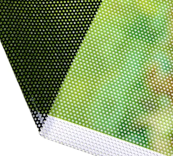China Window One Way Vision Film Material See Through Plastic PVC ...