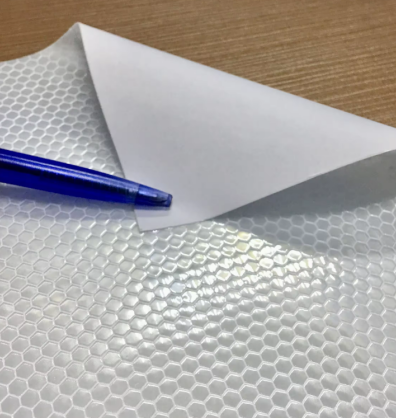China Prismatic Reflective Sheeting Printable Honeycomb PVC Reflective ...