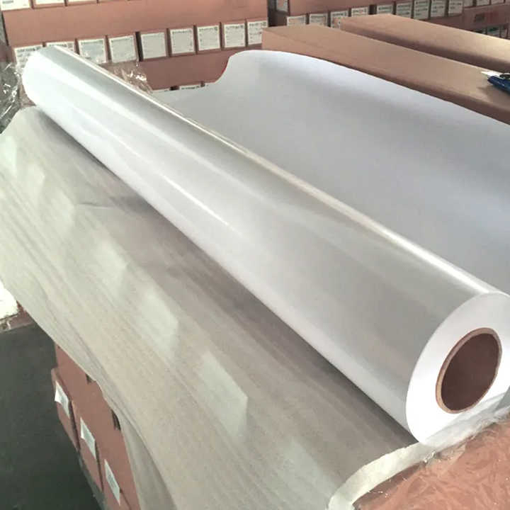China Vinyl printable white PVC vinyl rolls for indoor and outdoor ...