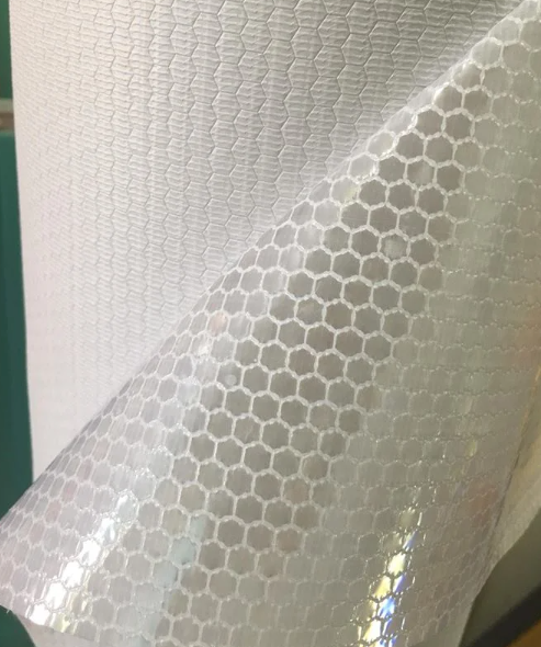 China Honeycomb Printable PVC Flex Banner Reflective Sheeting Film Roll ...