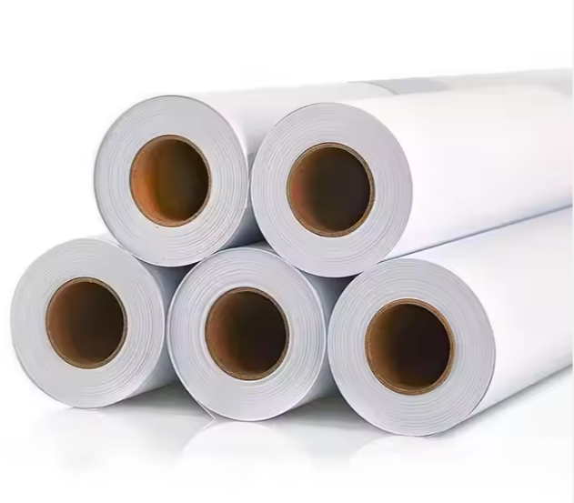 China 120gsm Glossy Matte White PVC Printable Large Format Self ...