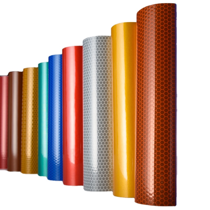 China PVC Honeycomb Reflective Vinyl For Inkjet Printing factory and ...