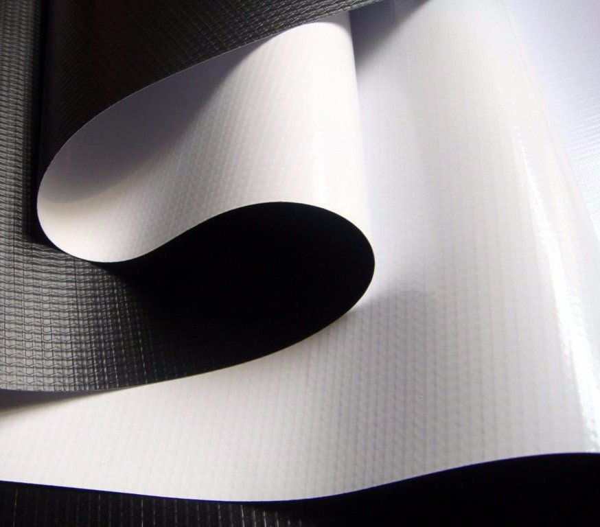 Rolled Plastic Banner Material HP Opaque Scrim Vinyl Banner