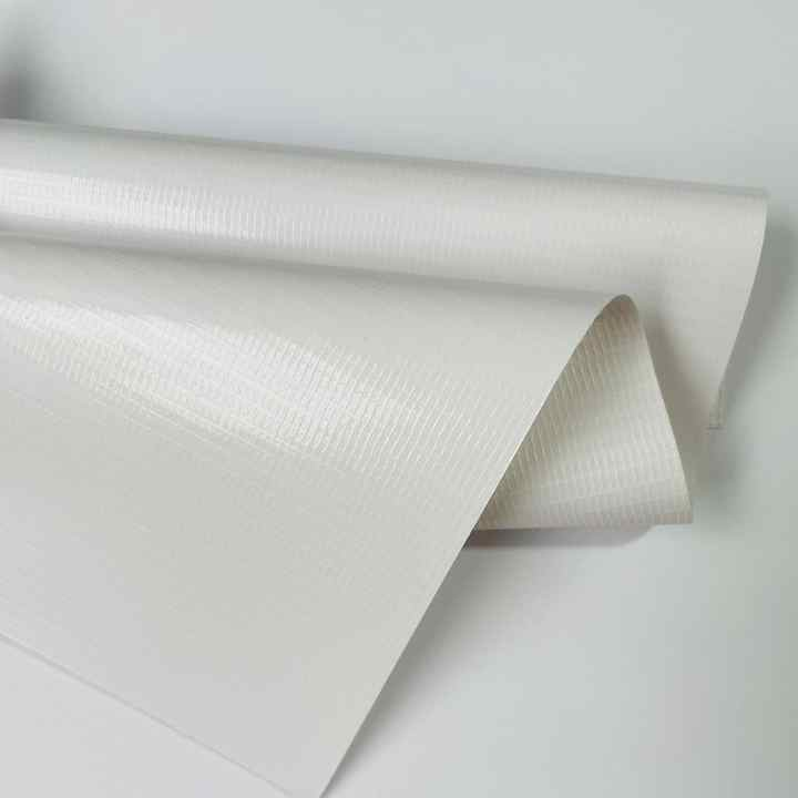 China Large Format Frontlit Flex Banner Coated Laminated PET PVC Flexible Banner Roll factory ...